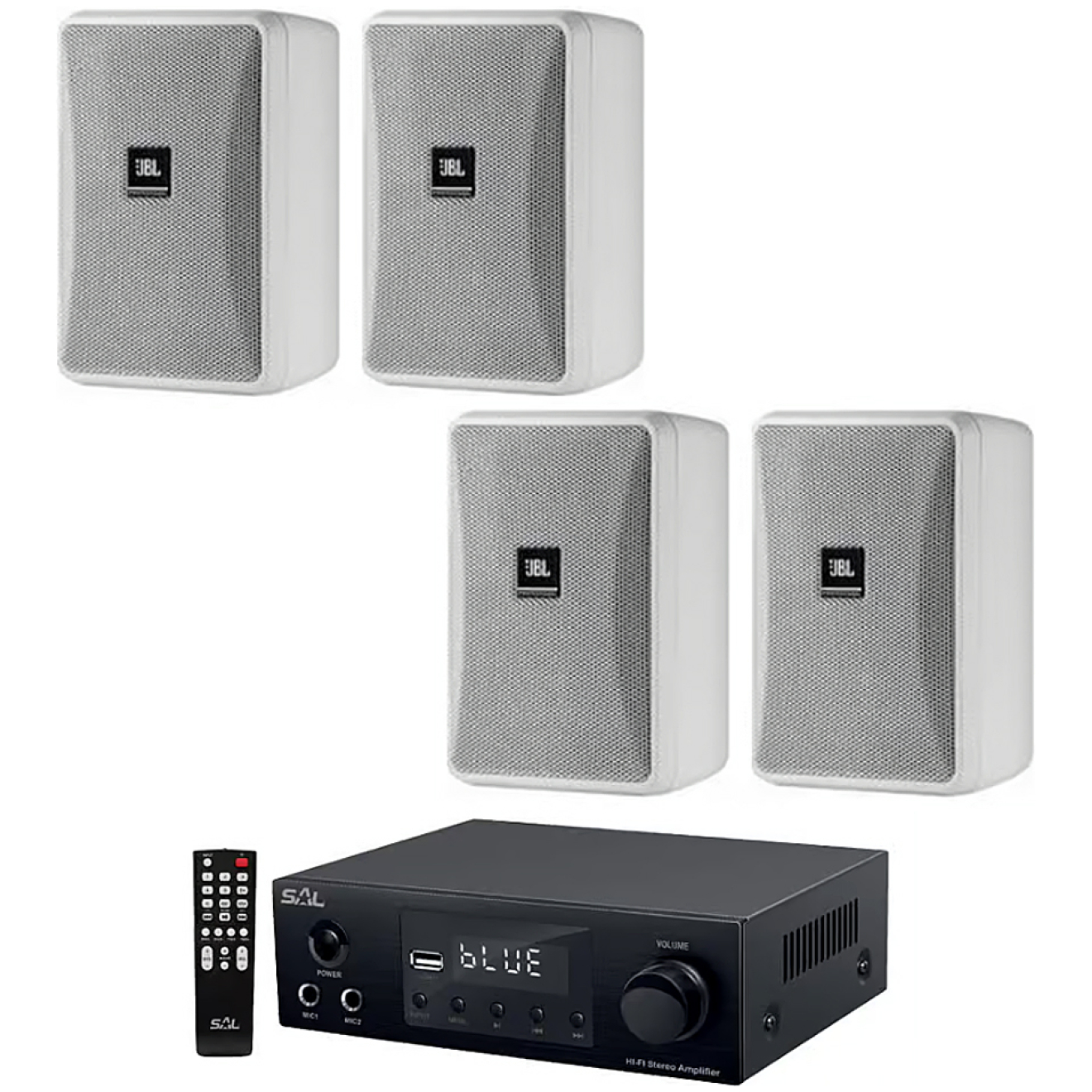 Sistem boxe exterior JBL Control 23-1 Alb, Sonorizare terasa - Eldarom