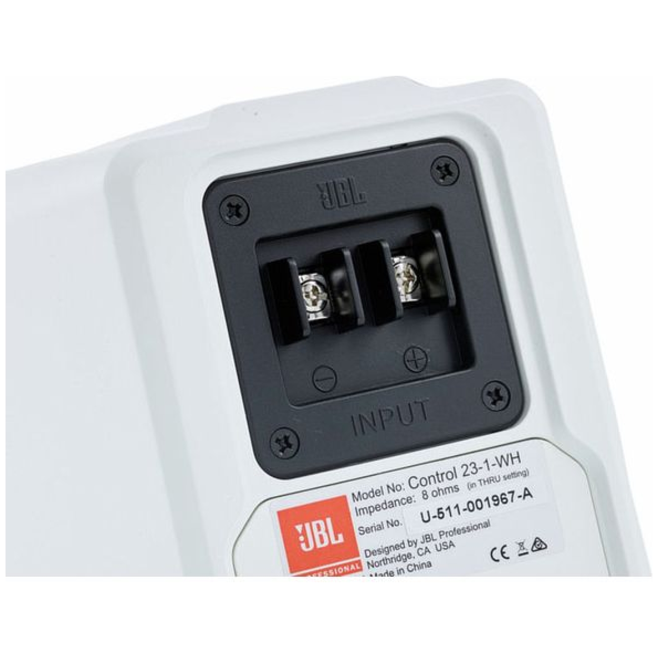 Sistem boxe exterior JBL Control 23-1 Alb, Sonorizare terasa - Eldarom